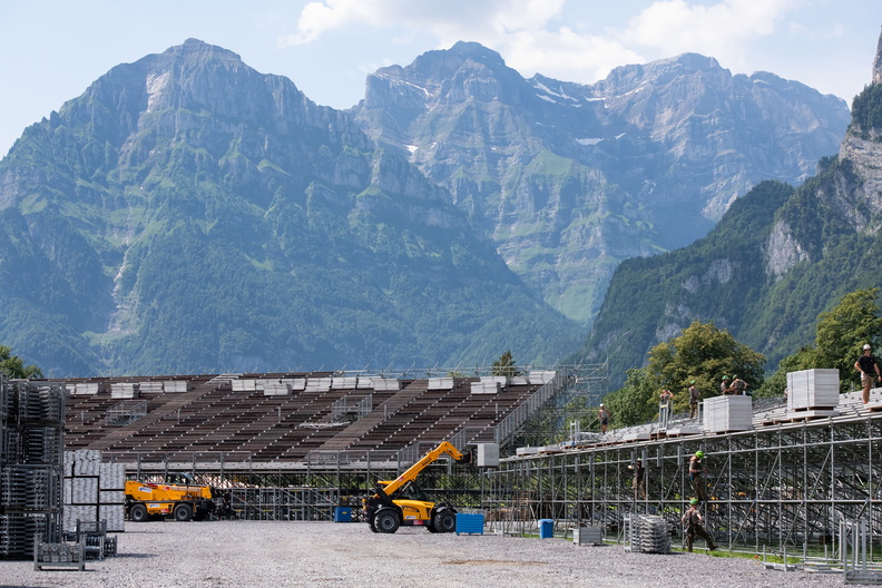 ESAF 2025 Aufbau Arena by Maya Rhyner DSC6150