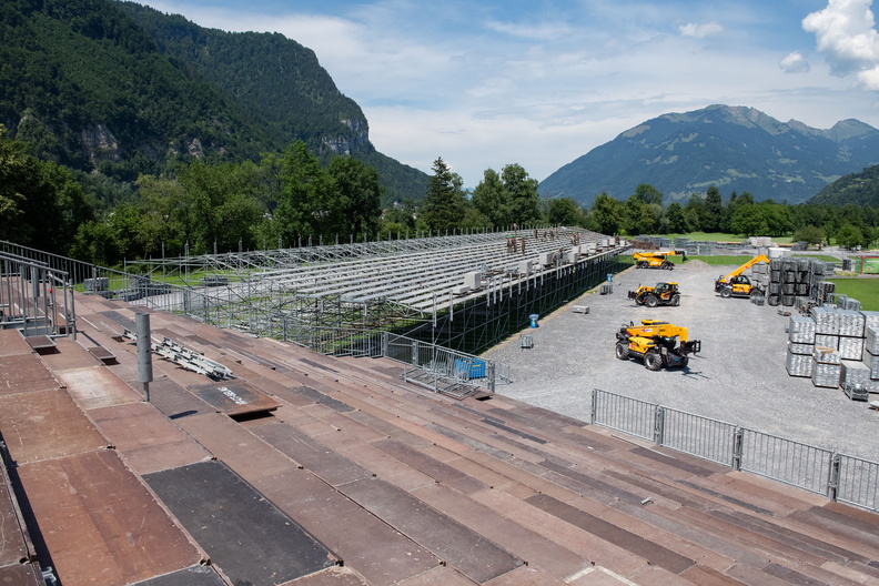 ESAF 2025 Aufbau Arena by Maya Rhyner DSC6237